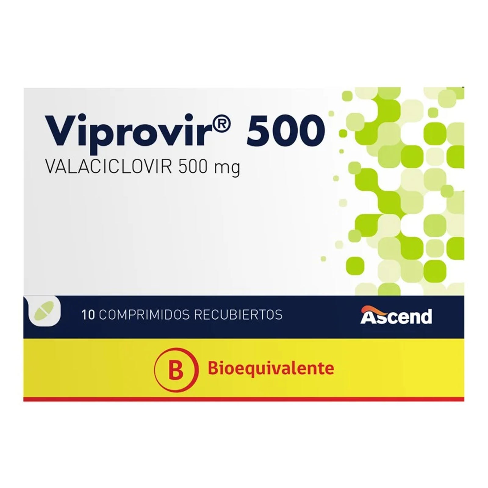 VIPROVIR 500 MG X 10 COMPRIMIDOS